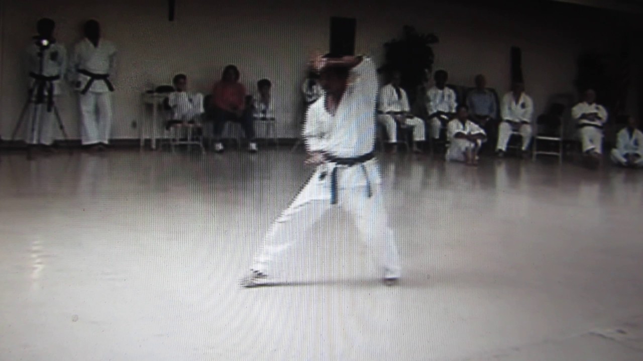 Wansu kata Isshin-ryū Karate performed by Fukuhara Kensei - YouTube