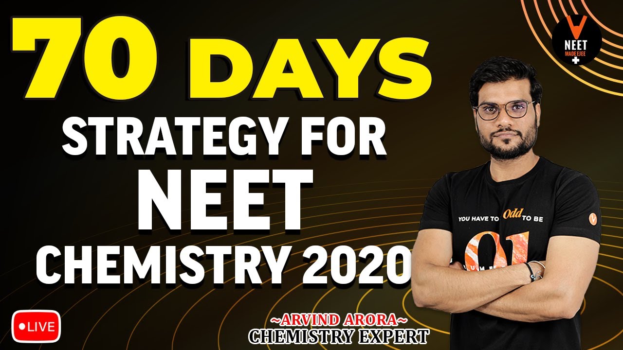 NEET Chemistry 70 Days Strategy for NEET 2020 Preparation | NEET 2020 ...