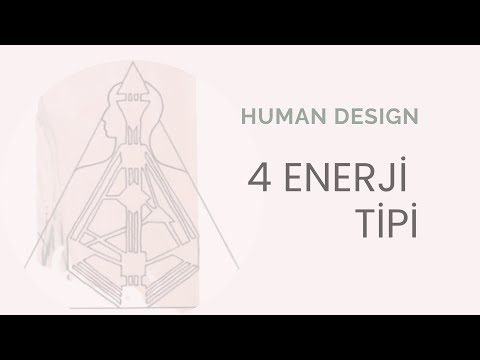 Human Design Türkçe - İnsan Tasarımı Sisteminde 4 Enerji Tipi