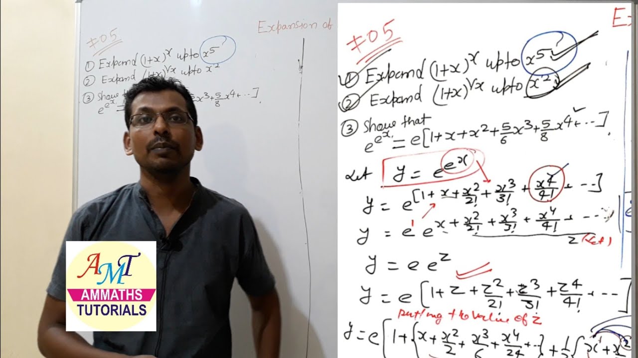 #05 Expansion of Function in Hindi | Expansion of function using ...