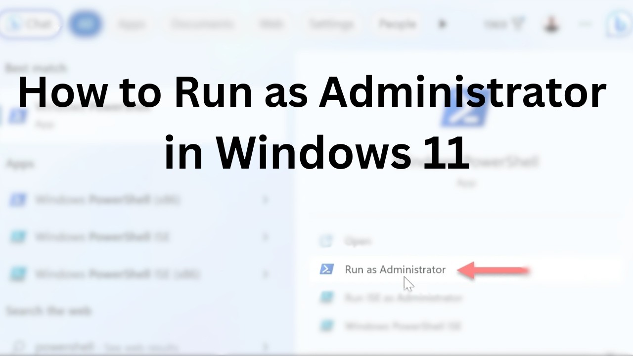 How to Run as Administrator in Windows 11 - YouTube