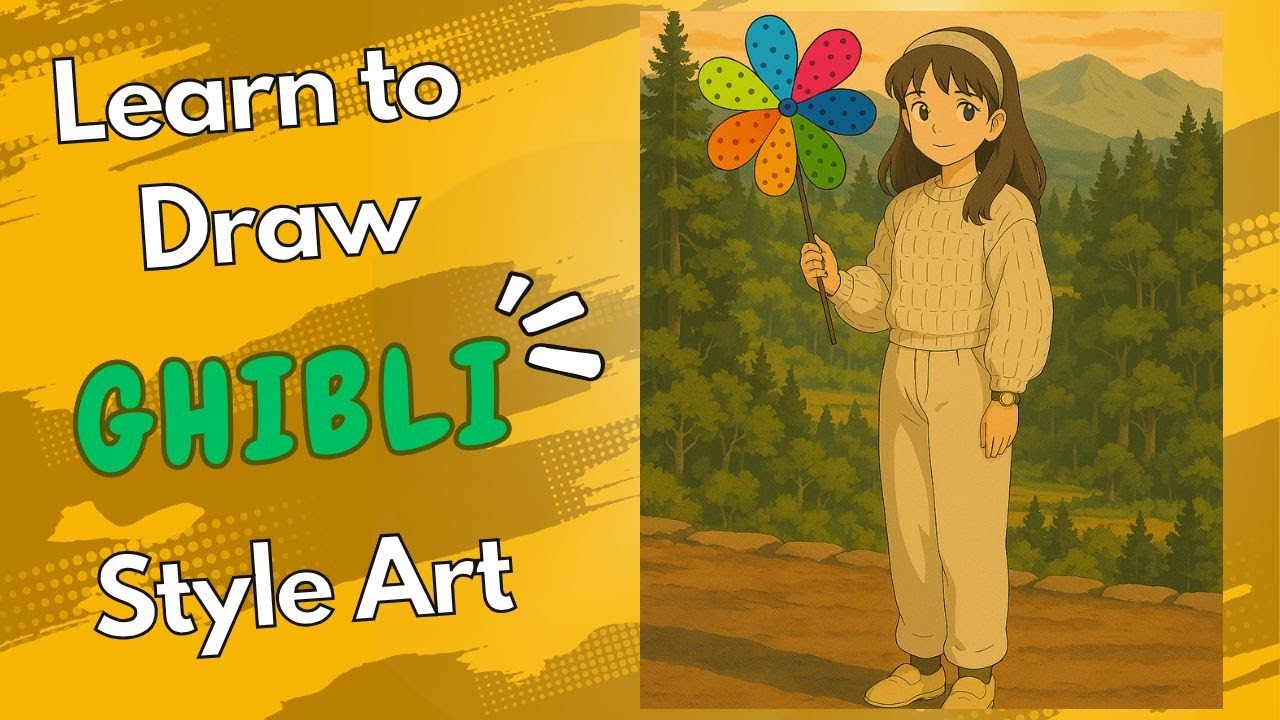 Learn To Draw Ghibli Style Art | How To Convert Photo Into Ghibli Art ...