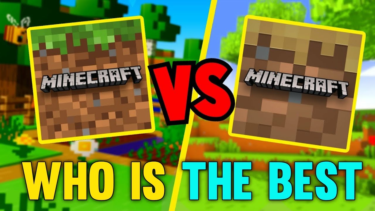 MINECRAFT VS MINECRAFT TRIAL WHO IS THE BEST GAME FOR YOU #minecraft # ...