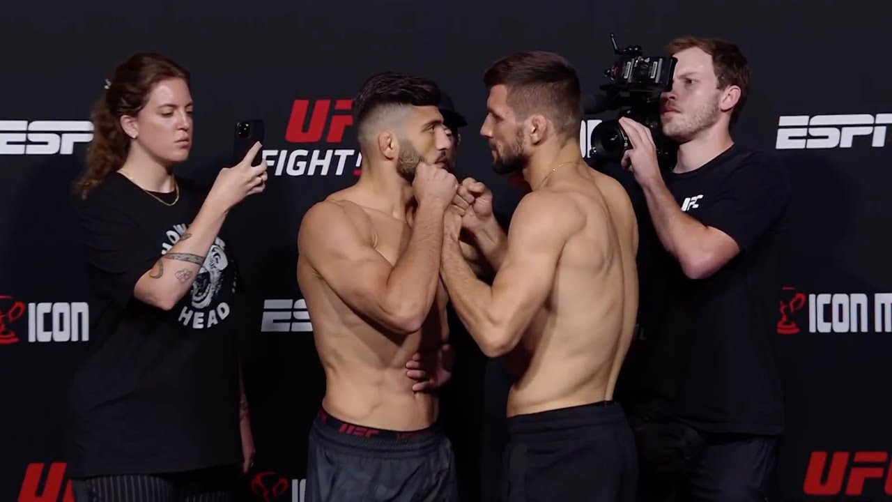 UFC Вегас 57: Битвы взглядов - YouTube