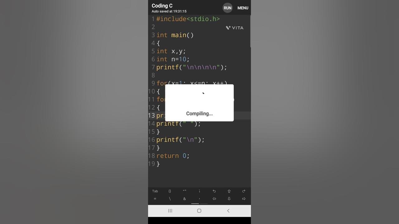 How To Make Pattern Coding C Coding Kaise Sikhe How To Learn C Codng C Programming