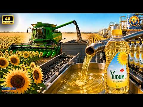 Daha Önce Hiç Görmediğiniz AYÇİÇEK YAĞI Üretimi | Fabrika Gerçekleri