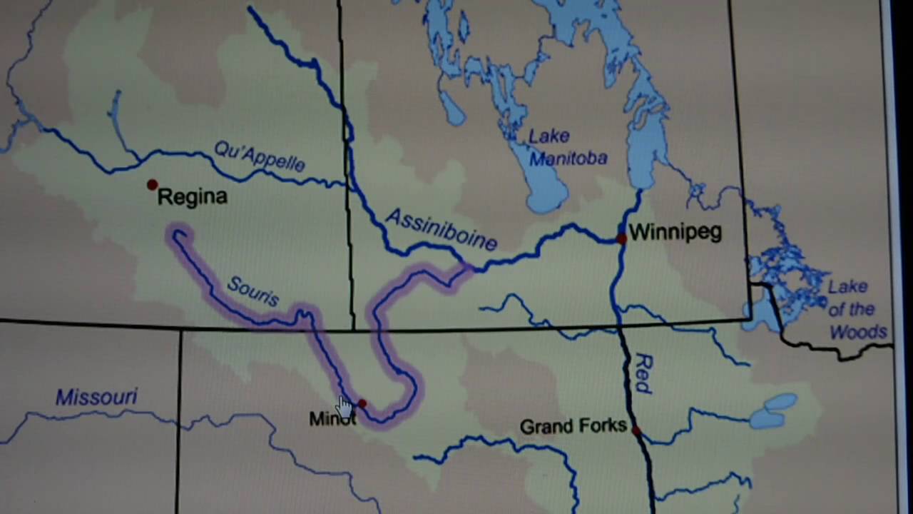 Souris River Nd Map