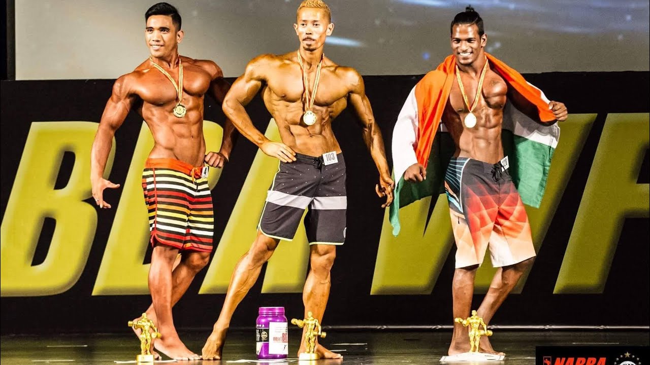 NABBA Singapore GrandPrix 2016 mens physique M class Pro champ. - YouTube