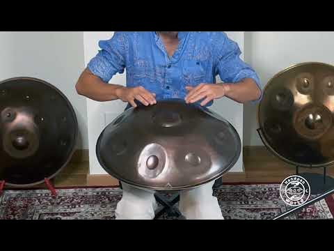 Svaraa Handpan | F2 Major 10 | Ember Steel | 440Hz | F2/ (C3 D3) E3 F3 ...