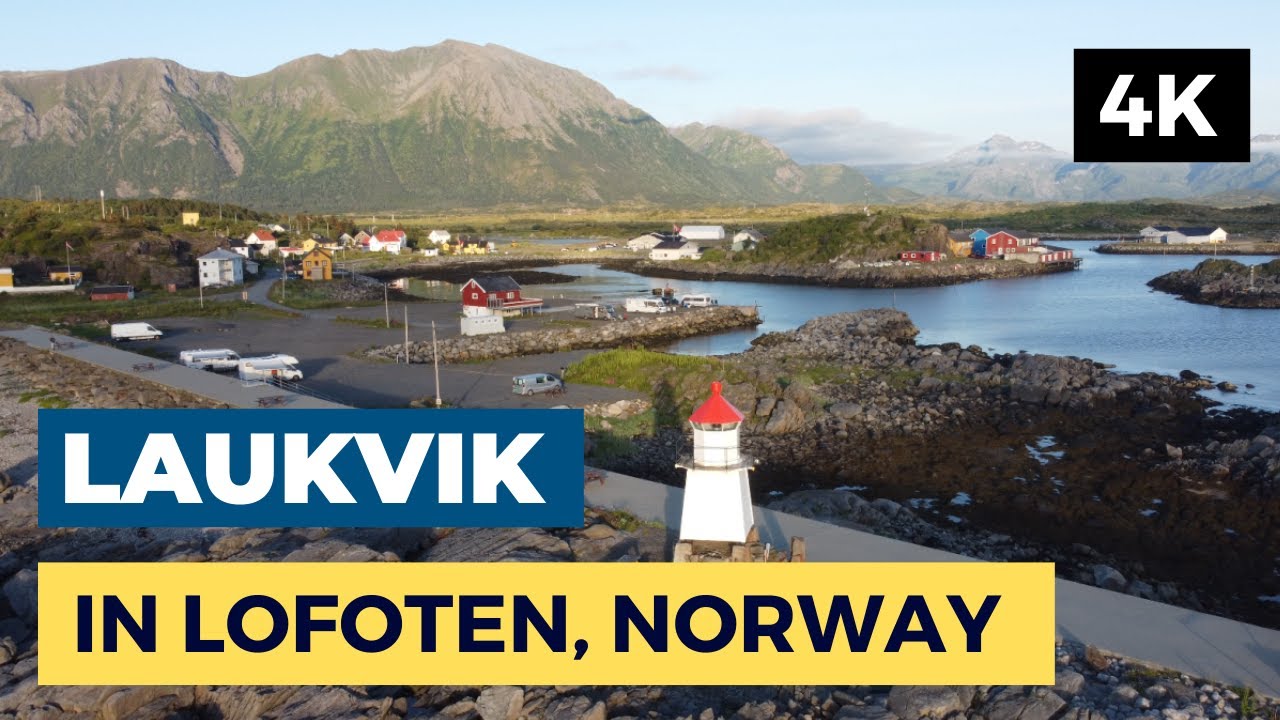 Laukvik in Lofoten, Norway - July 2021 - drone video - 4K - YouTube