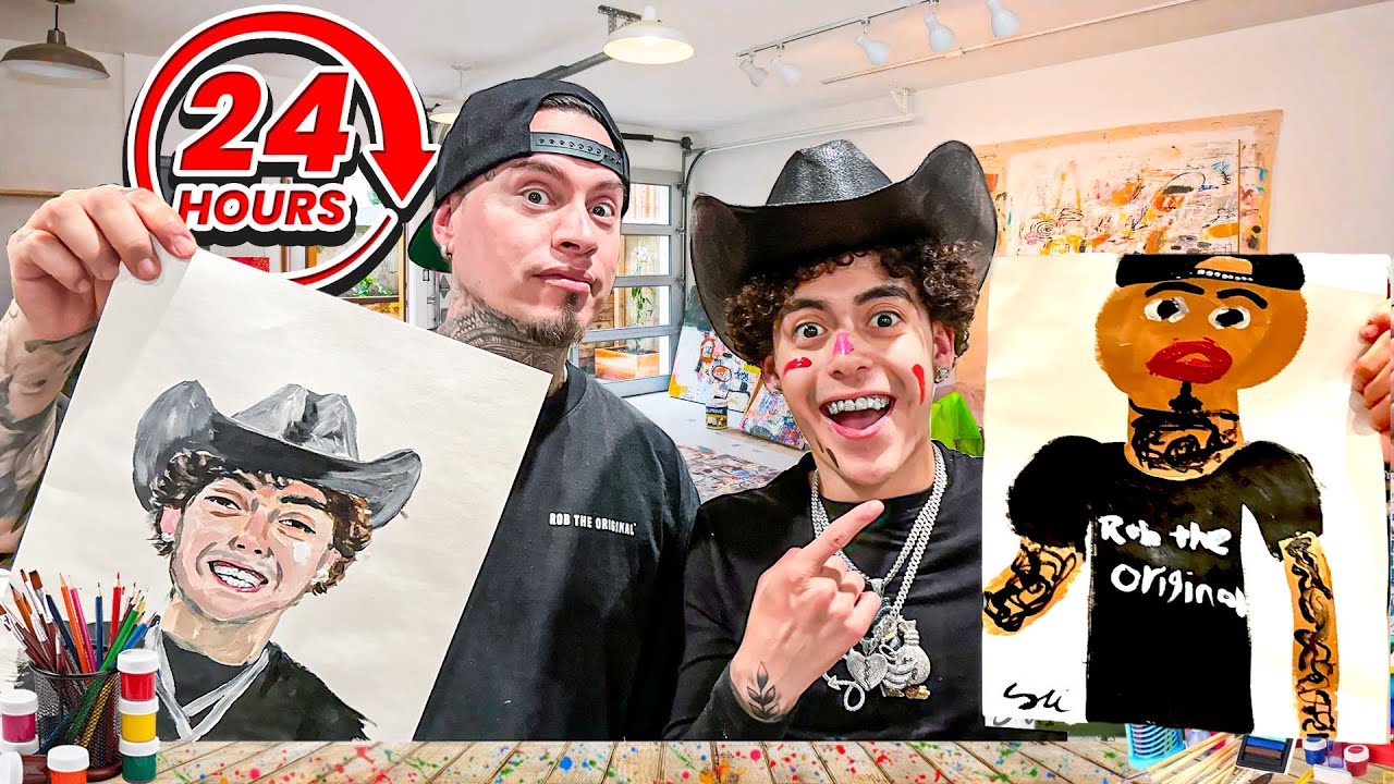 I BECAME A ARTIST FOR 24 HOURS FT. ROB THE ORIGINAL - YouTube