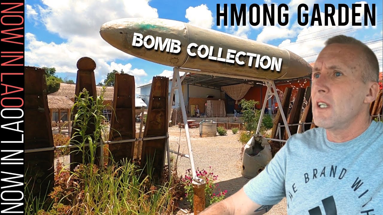 Hmong Garden Bomb Collection Phonsavan Laos | Now in Lao - YouTube