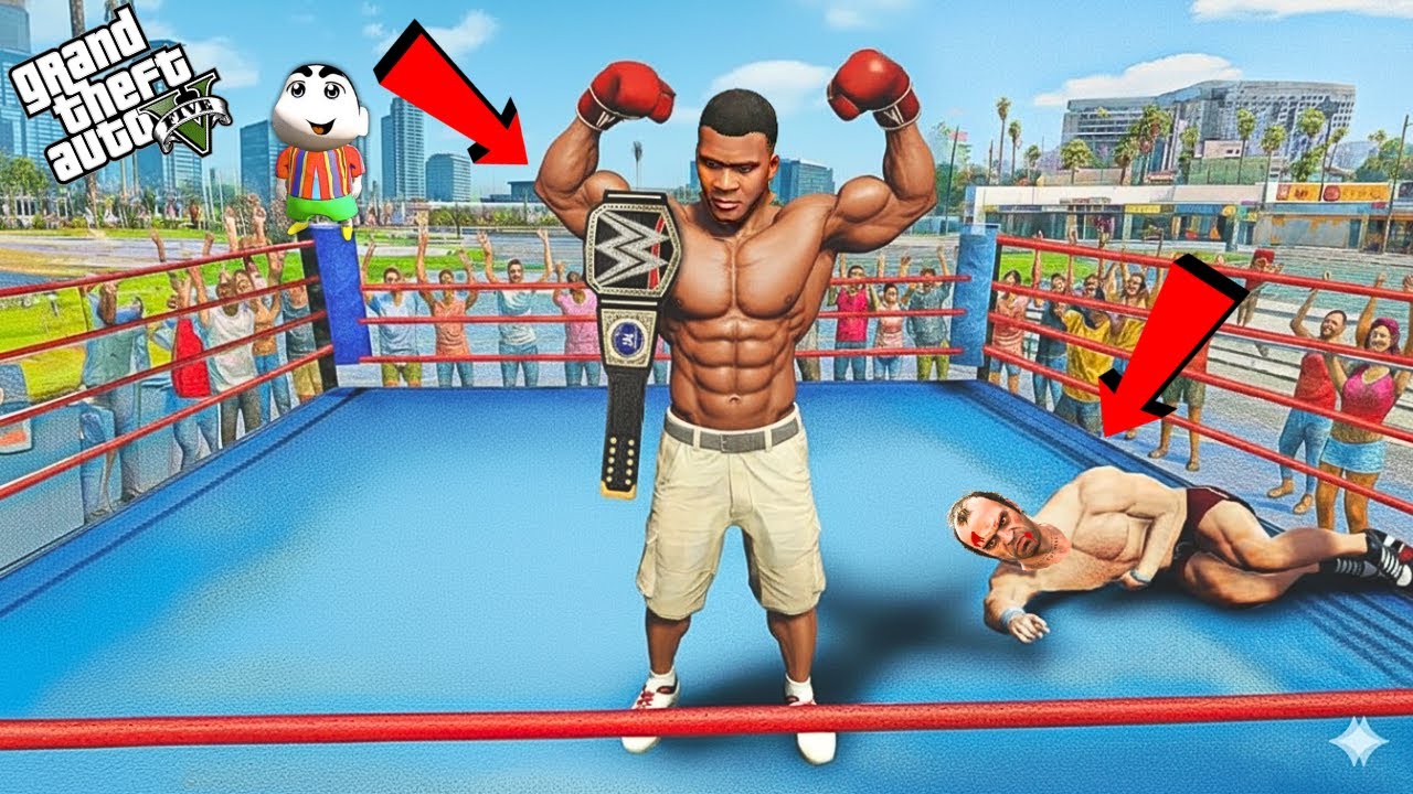 OMG! Franklin Wins The BIGGEST Boxing Match Ever In GTA 5! 🥊😱 (GTA 5 ...