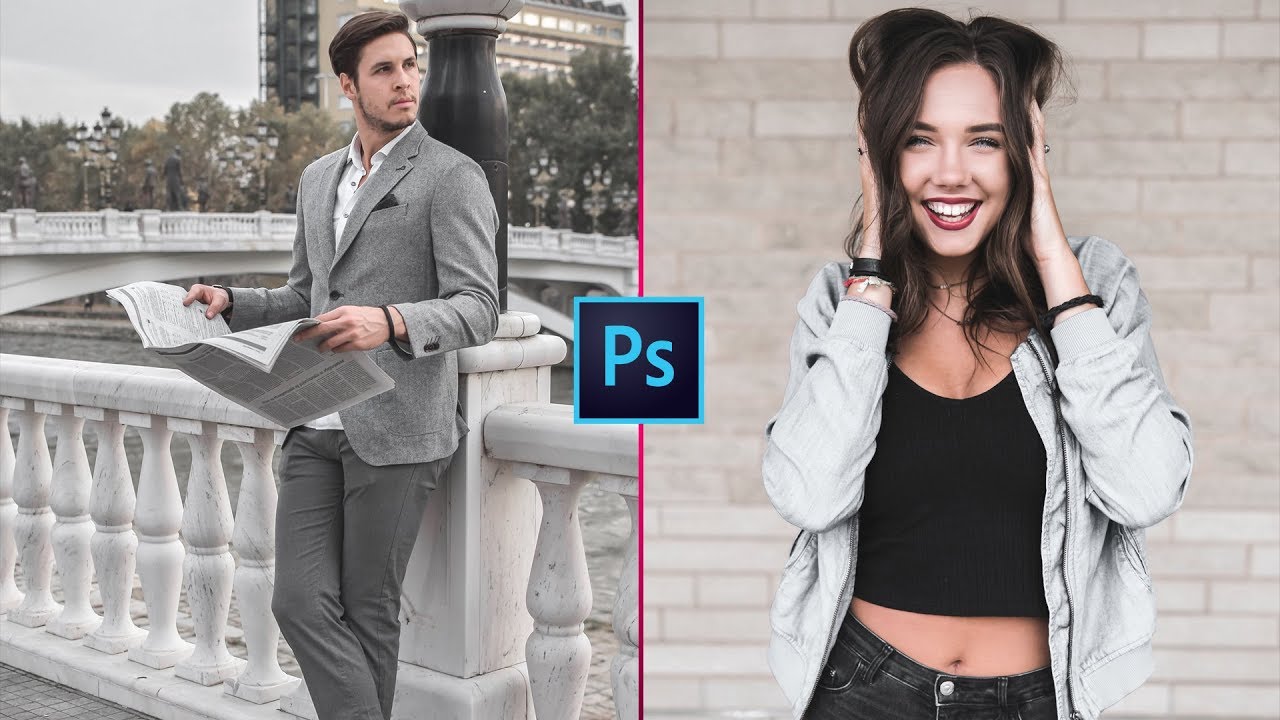 Pro White Theme Color Grading Effect in Photoshop | Photo Effects (2018 ...