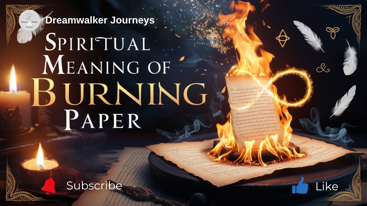 Spiritual Meaning of Burning Paper | Release, Transformation & Sacred ...
