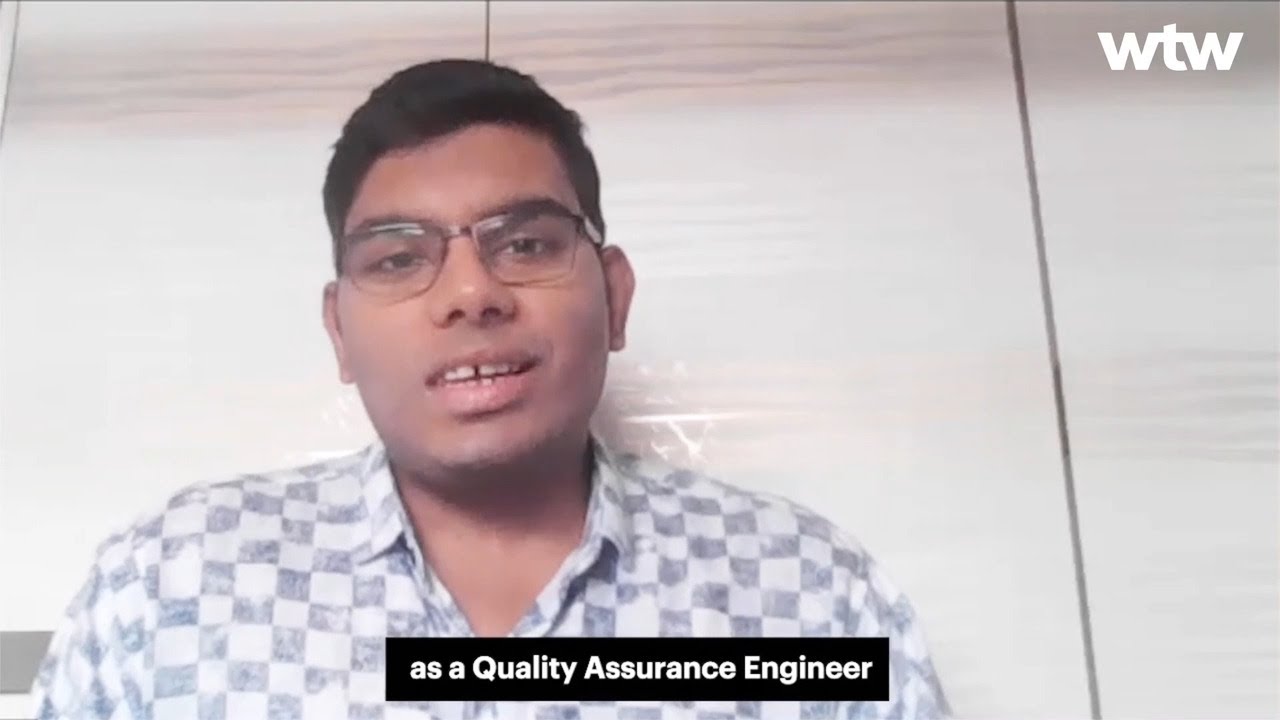 WTW, A great place to start your tech career — Yash Mehta - YouTube