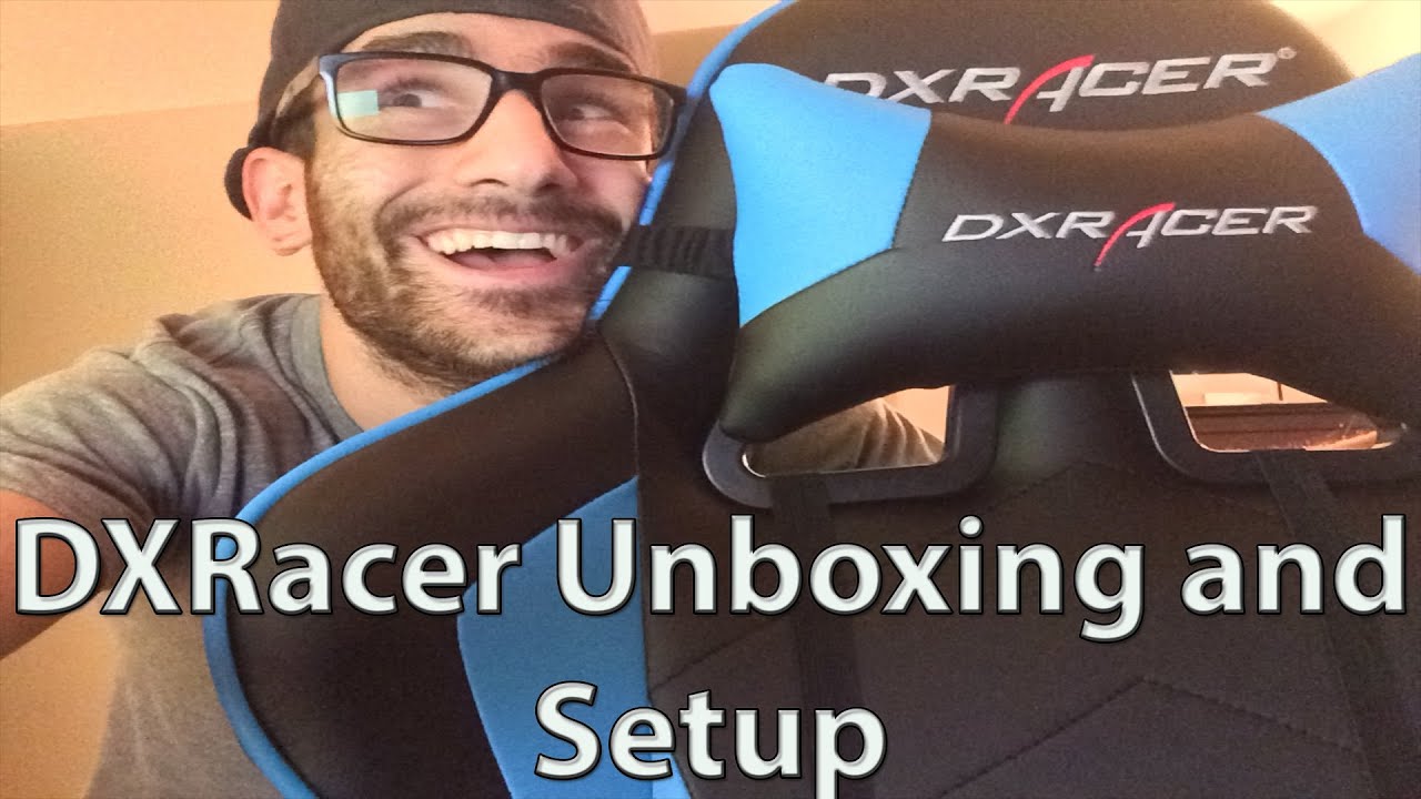DXRacer F-Series Gaming Chair Unboxing and Setup - YouTube