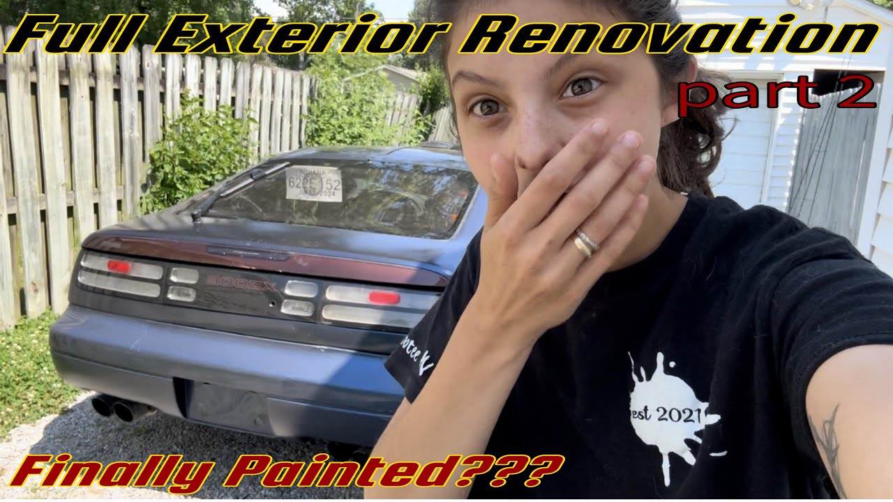 Ultimate Makeover: Painting My Nissan 300ZX! - YouTube