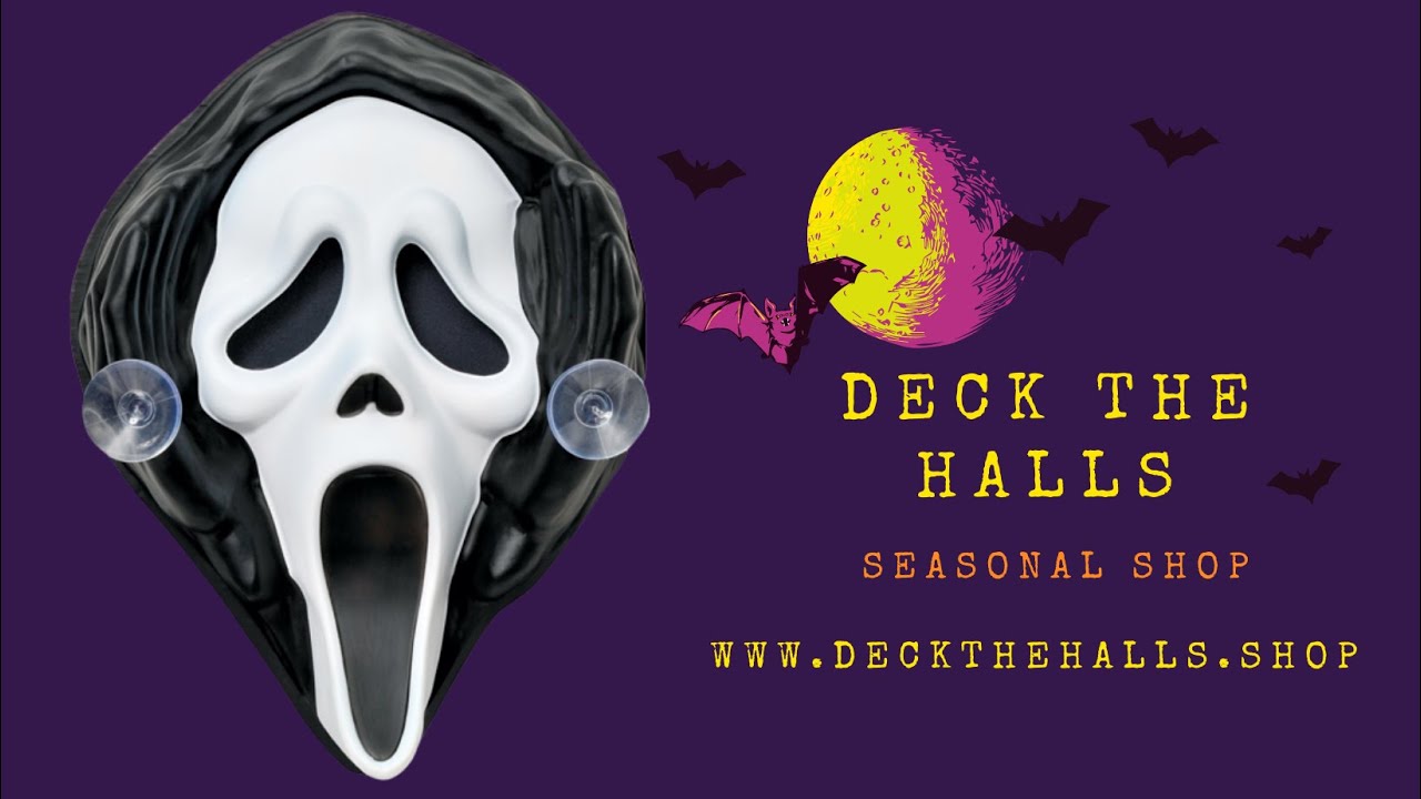 Ghost Face Window Light Up Peeper Prop - Halloween 2022 - YouTube