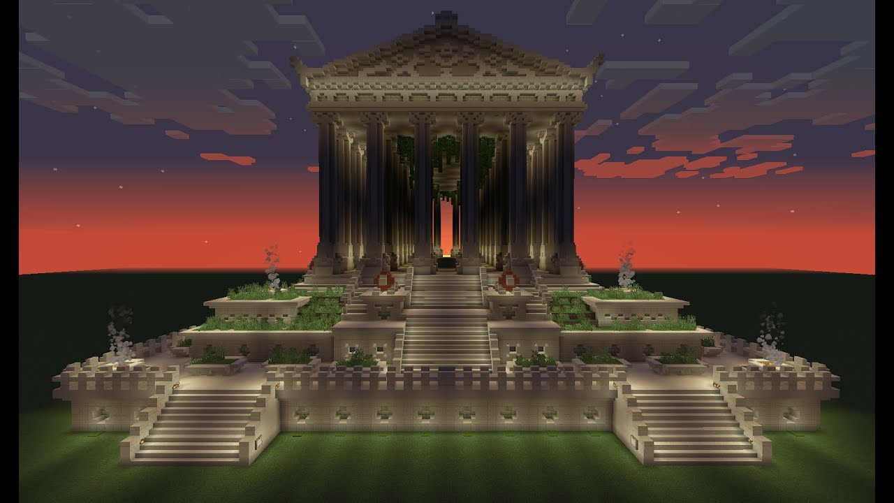 Ancient Wonders Of The World Minecraft Part 1 (Temple Of Artemis) - YouTube