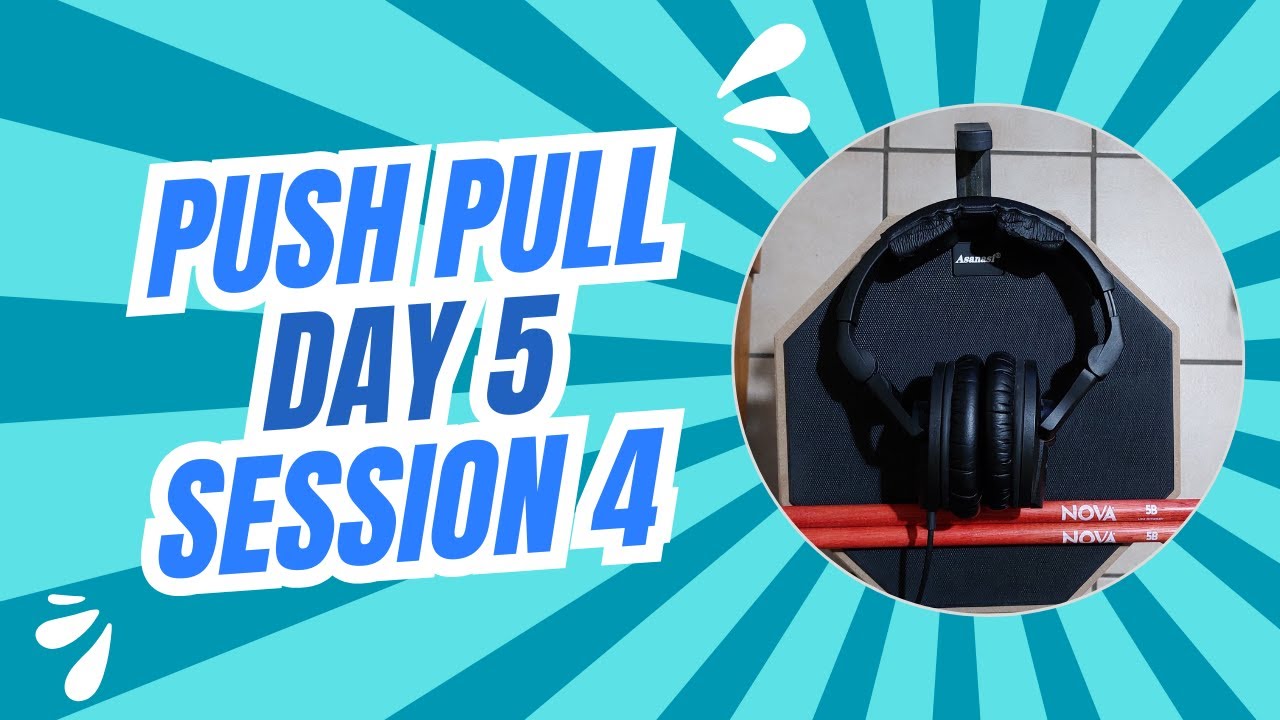 push pull technique day 5 session 4 @ 100bpm - YouTube