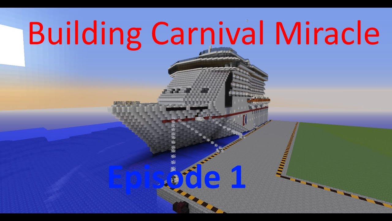 Minecraft: Building Carnival Miracle - Episode 1 - YouTube
