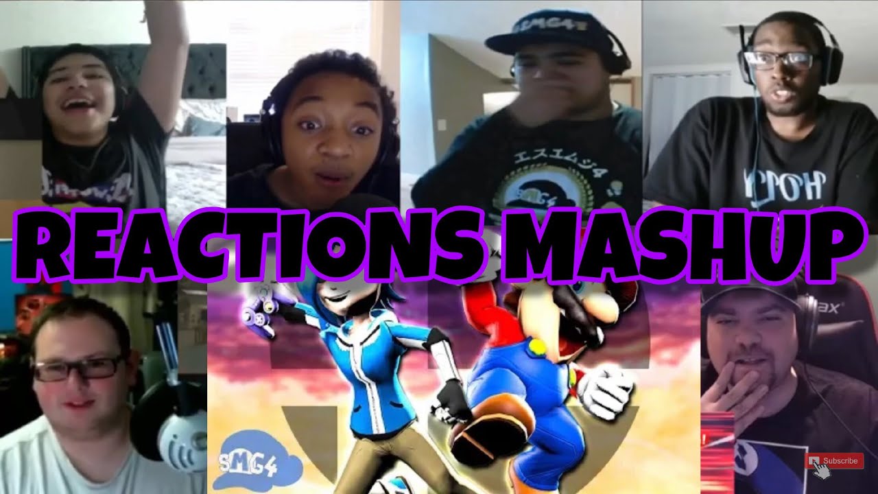 SMG4: War On Smash Bros Ultimate REACTIONS MASHUP - YouTube