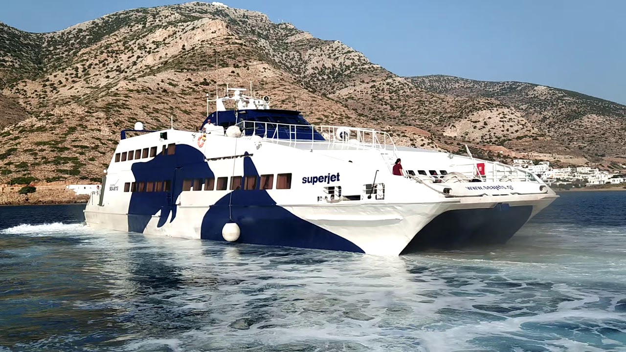 ΠΙΡΟΥΕΤΑ ΤΟΥ SUPER JET. ΣΤΗΝ ΣΙΦΝΟ ΣΤΟ ΤΕΛΕΥΤΑΙΟ ΔΡΟΜΟΛΟΓΙΟ ΤΟΥ 2019 ...