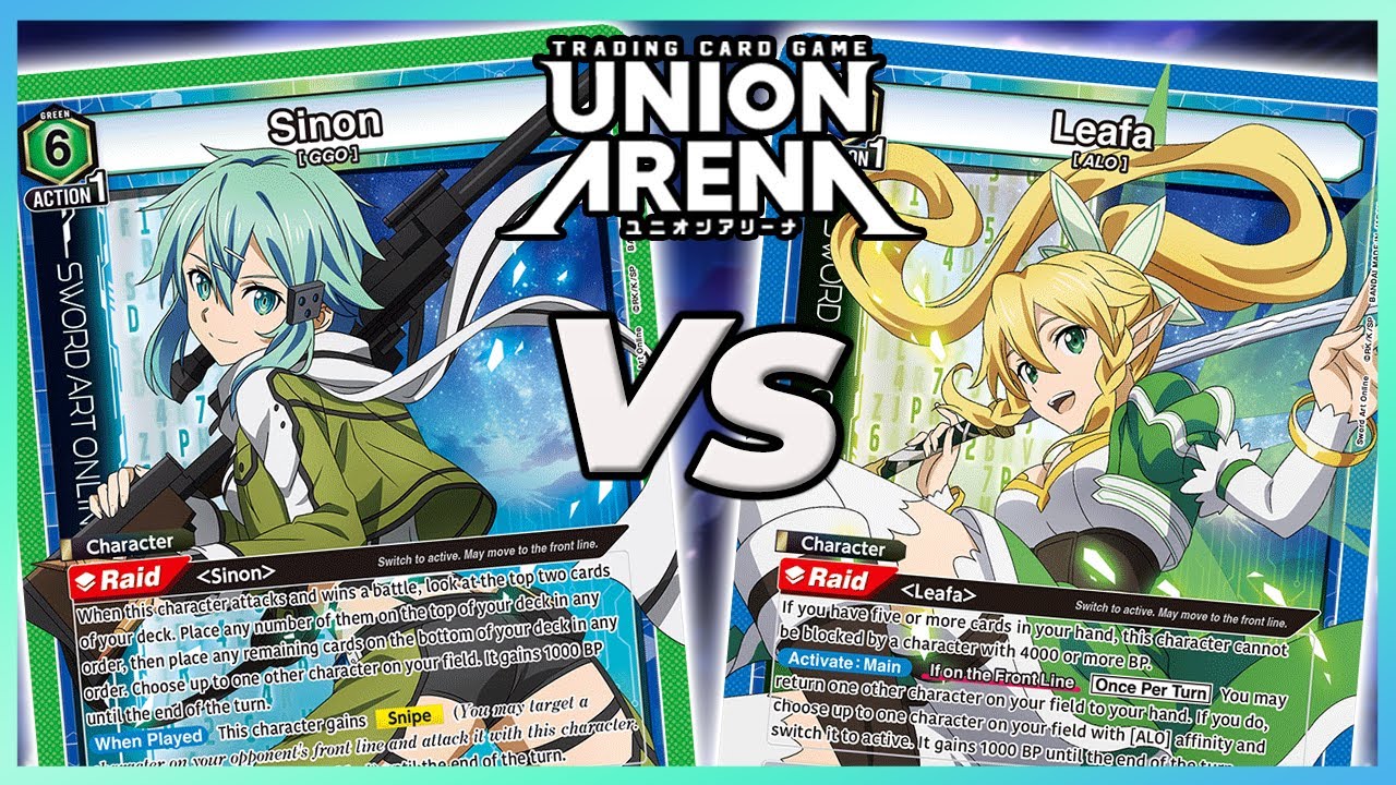 Union Arena Sinon vs Leafa | North America Sword Art Online Meta - YouTube
