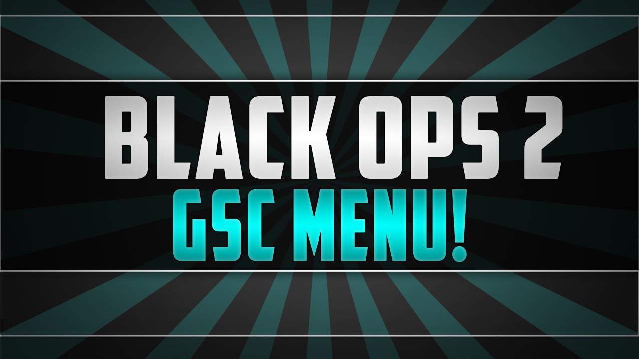 Black Ops 2 GSC Mod Menu | Tesselate | - YouTube