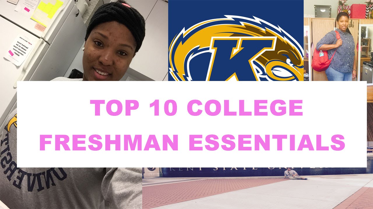 Top 10 College Freshman Essentials - YouTube