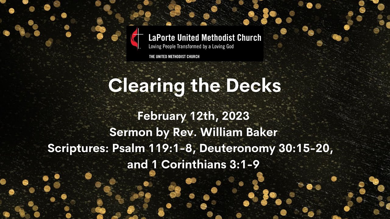 Clearing the Decks - Sunday Worship Service 02/12/2023 - YouTube