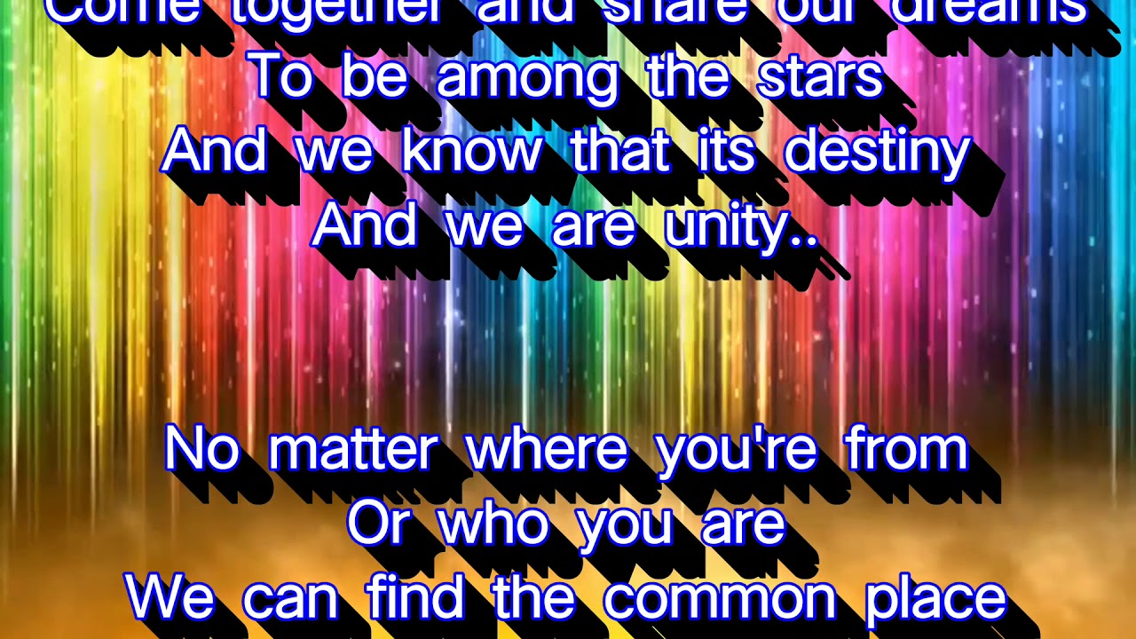 We are unity.. edited by Bhanu..For online music class - YouTube