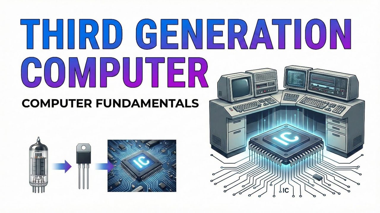 Third Generation of Computer | Generation of Computer | Computer Fundamentals | Computer Basics ...