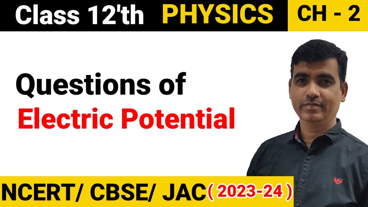Electric Potential and potential difference numericals/class 12 th physics - YouTube