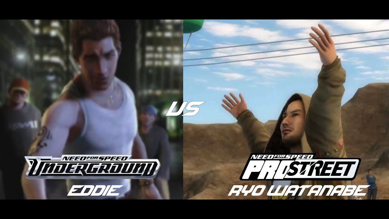 NFS ProStreet - Eddie vs. Ryo Watanabe - YouTube