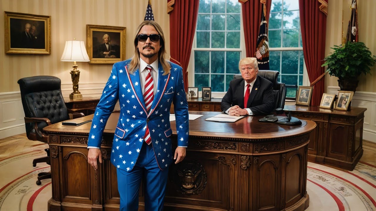Kid Rock's Patriotic Oval Office Visit - YouTube