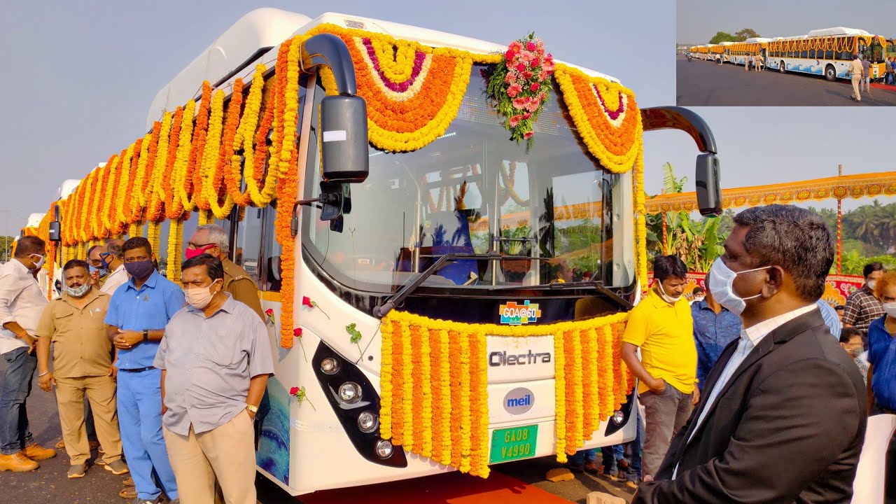 Kadamba Electric buses Inauguration || Flagged off by Goa CM Dr. Pramod ...
