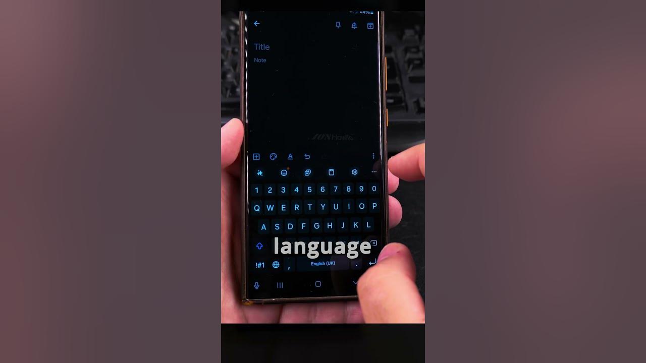 How to Remove Keyboard Language on Samsung Android Phones 2 - YouTube