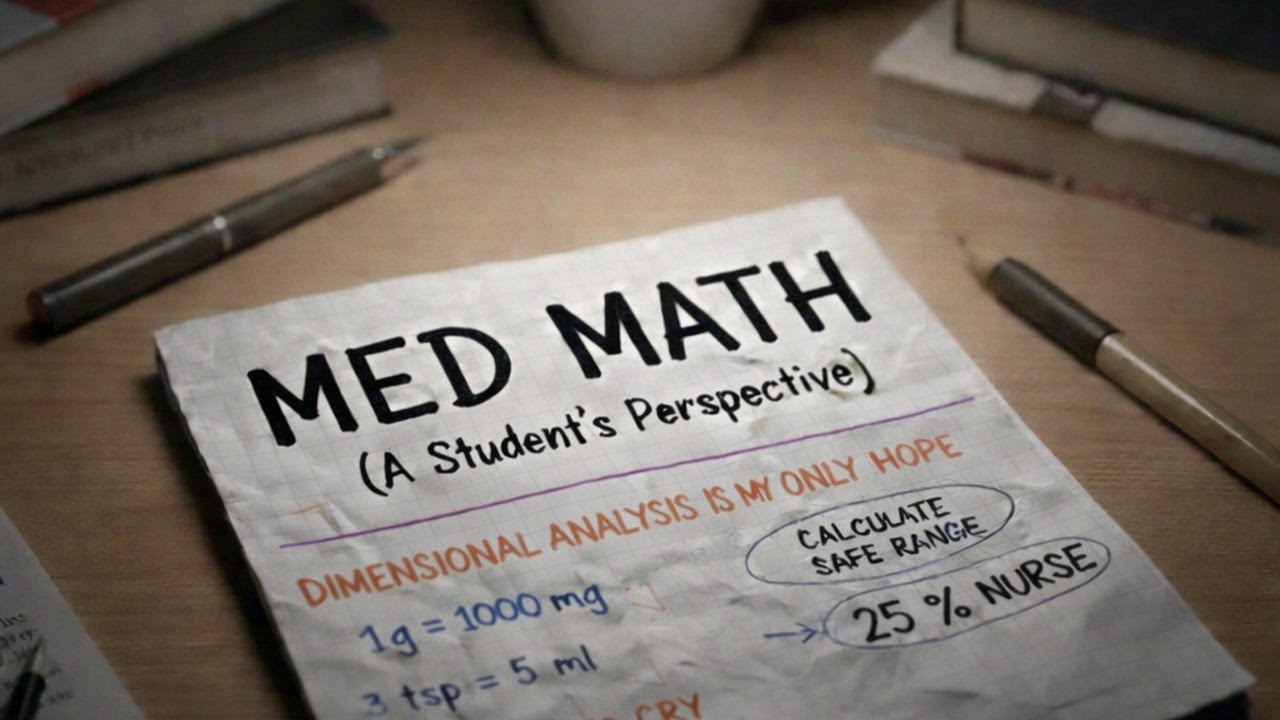 Med Math (Nursing Student Teaches) - YouTube