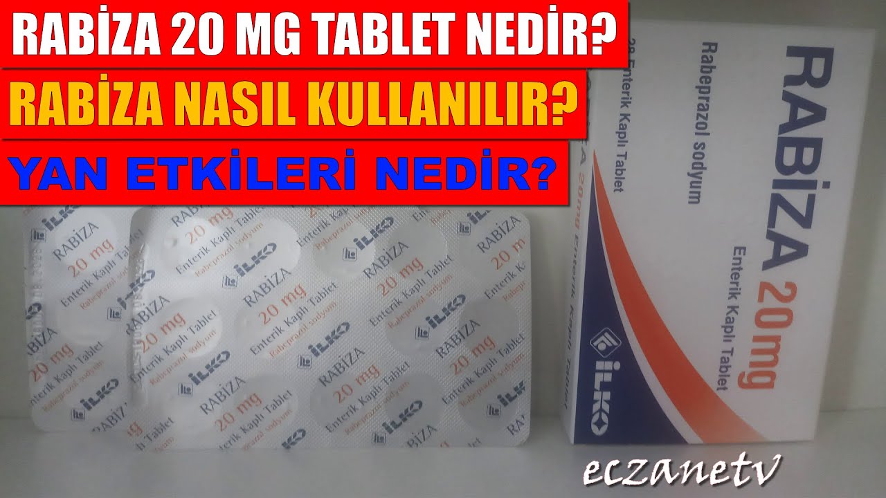 Rabiza 20 Mg Enterik Kaplı Tablet Nedir?Rabiza Tablet'in Yan Etkileri ...