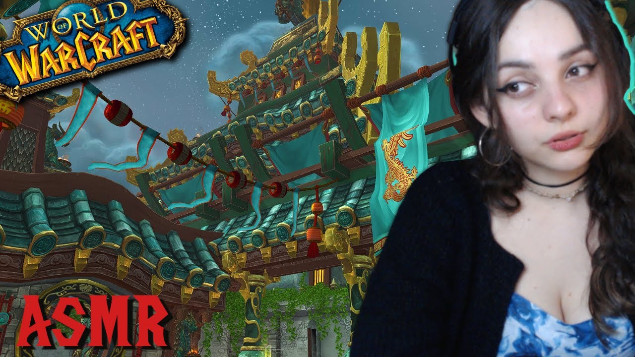 ASMR WoW exploring Temple of the Jade Serpent (stunning visuals 💚 ...