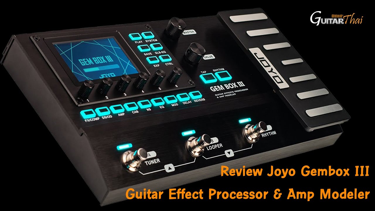 JOYO Gem Box III 3 Guitar Effect Processor & Amp Modeler - YouTube