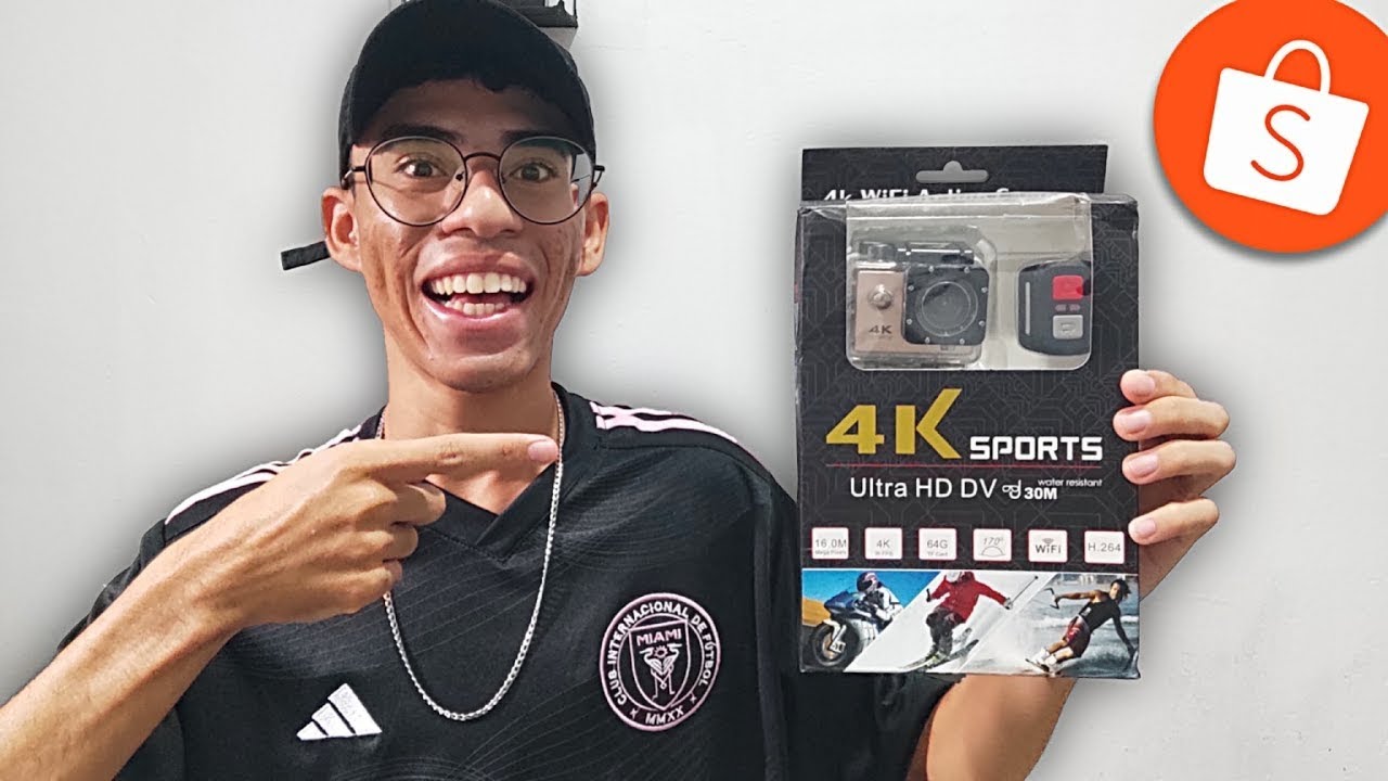 Unboxing da Go Pro da Shopee! 4K SPORTS ULTRA HD DV - YouTube