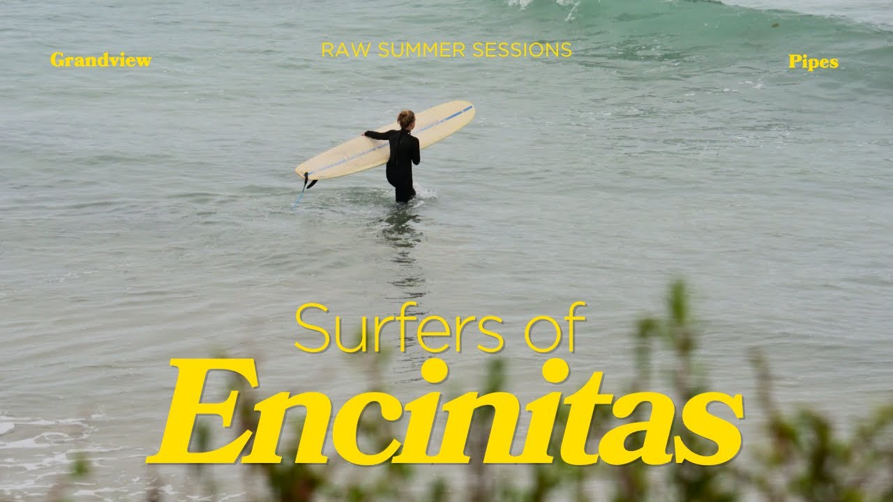Summer in Encinitas Raw Surf Sessions (no music) - YouTube