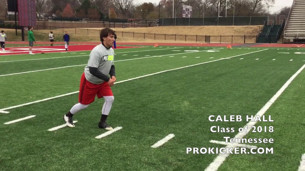 Caleb Hall, Ray Guy Prokicker.com Punter, Class of 2018 - YouTube