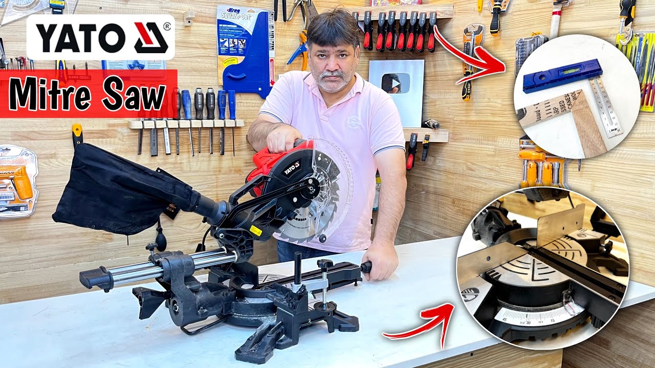 Yato -YT82173 Multi Material Sliding Mitre Saw | Carpenter / के लिए ...