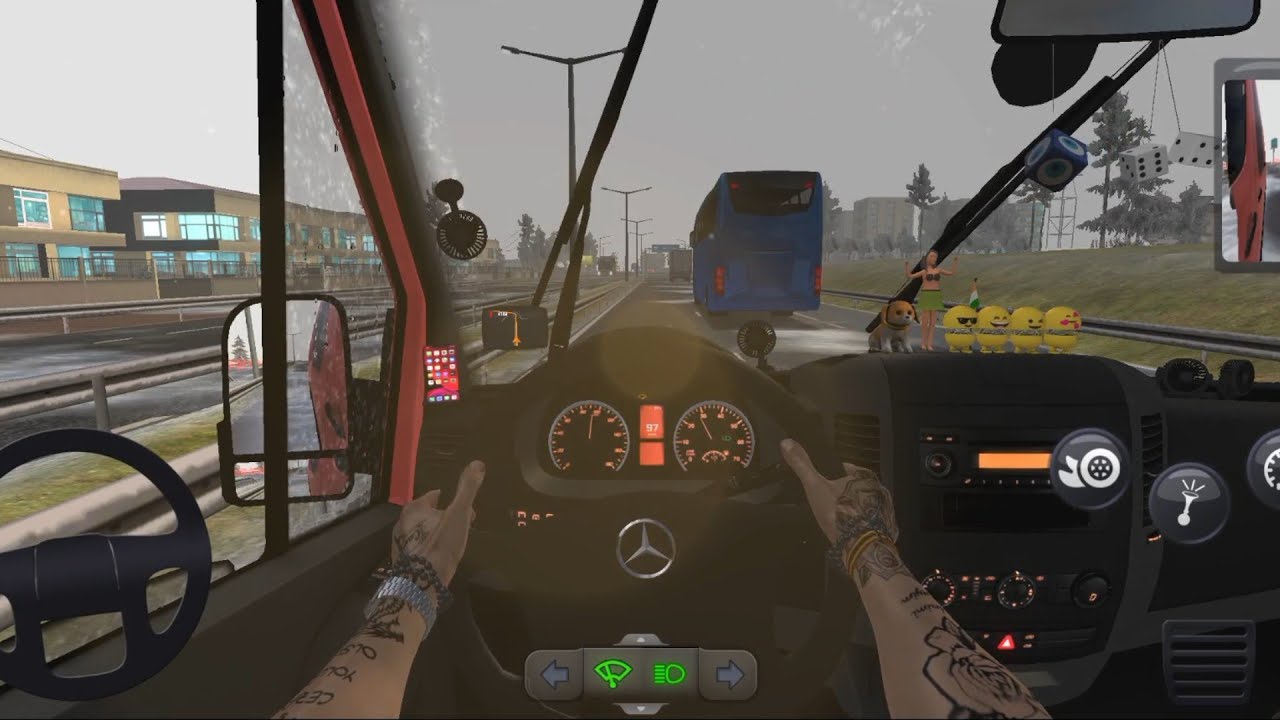Smooth Mercedes benz driving • Simulator - YouTube