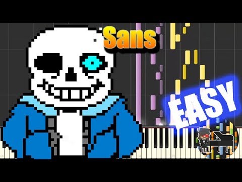 EASY Sans - Undertale [Piano Tutorial] (Synthesia) HD Cover - YouTube