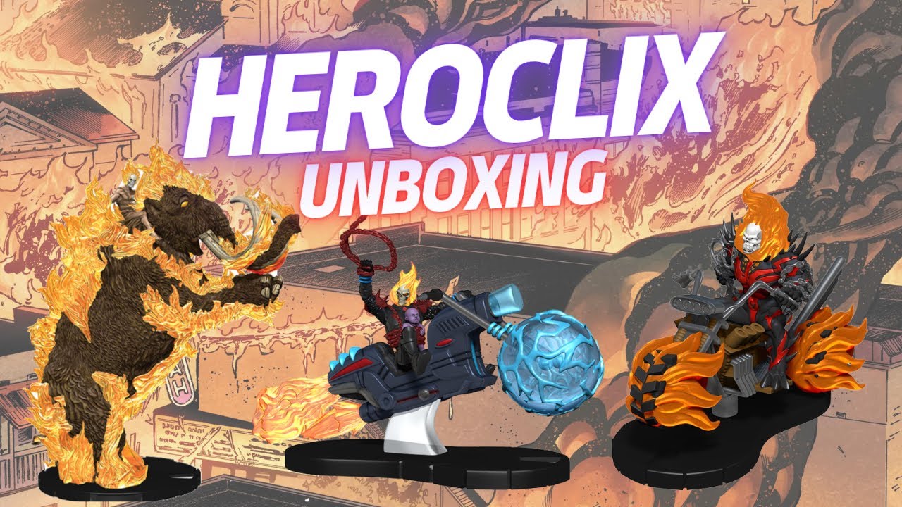 HeroClix - Unboxing - Convention Exclusives Ghost Riders - YouTube